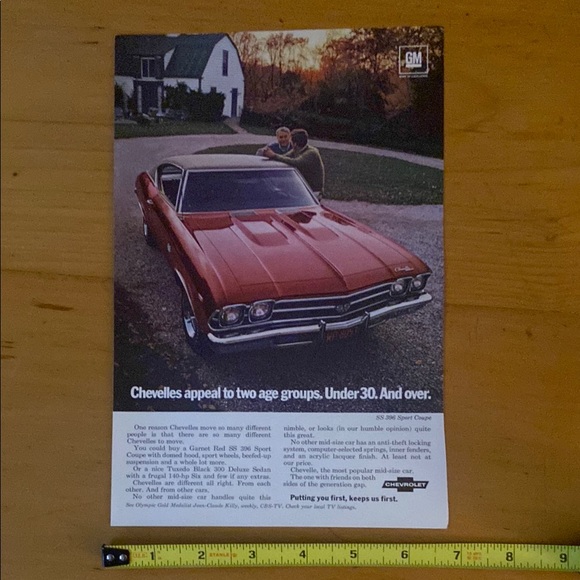 Other | Vintage Chevrolet Chevelle Advertisement | Poshmark